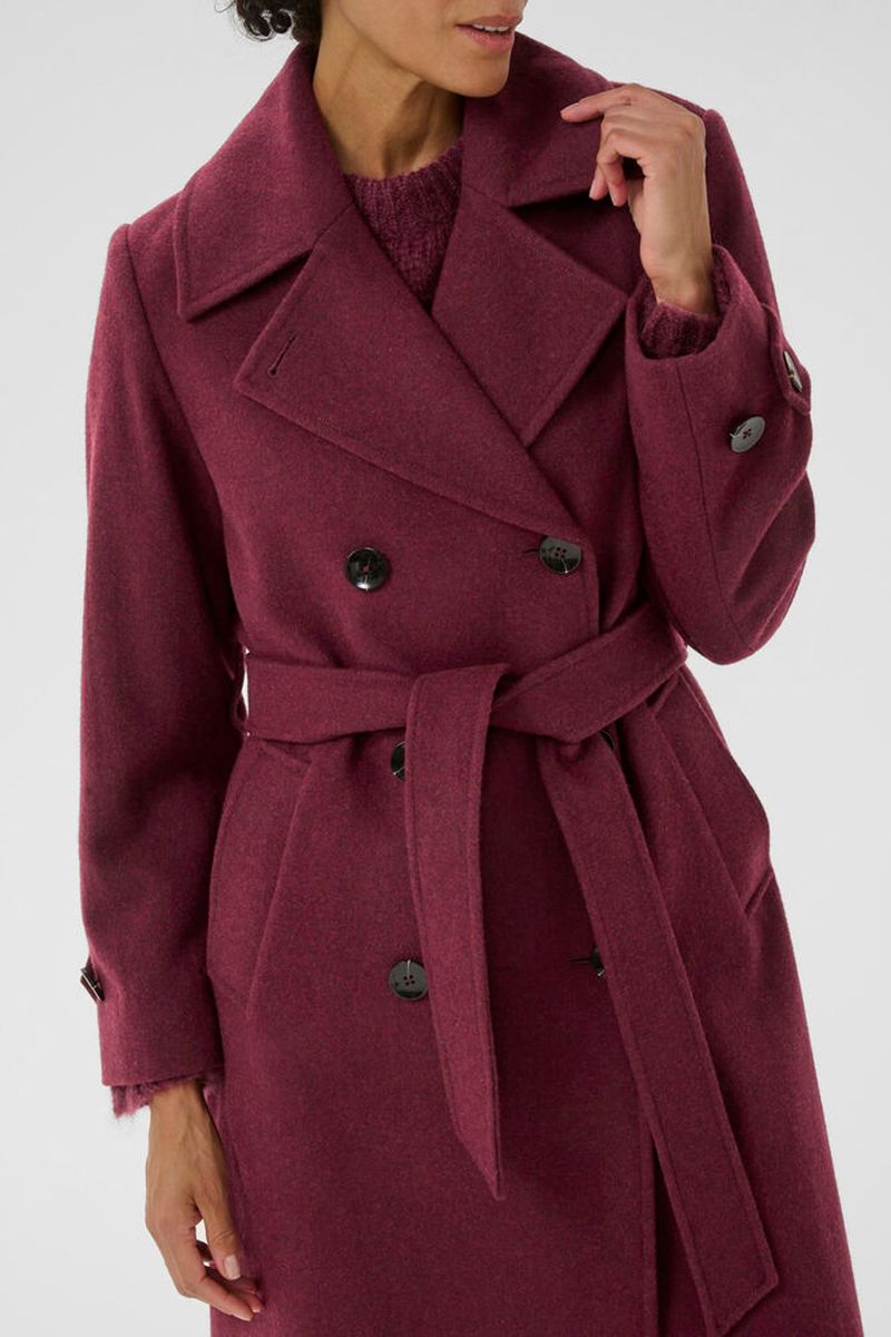 Part Two Synne Outerwear Tawny Port Mela - Fint
